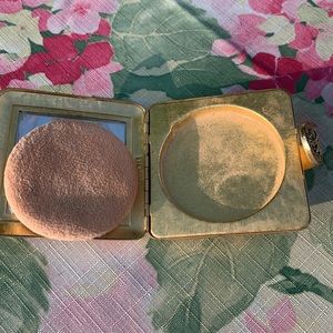 Avon | Makeup | Vintage Avon Gold Compact With Powder Puff | Poshmark